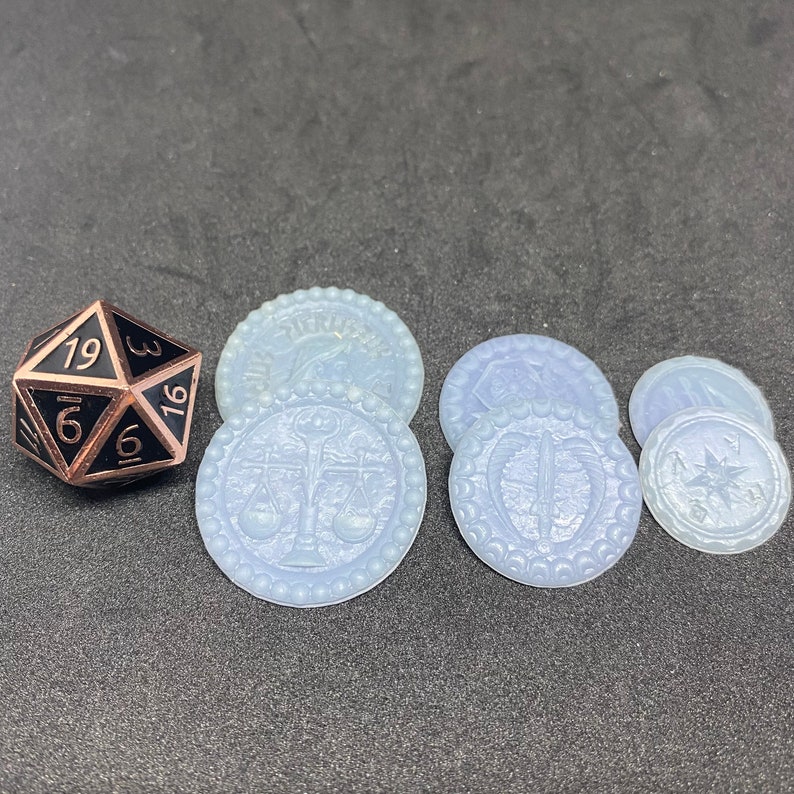 Empire Coins 3D Printed Dnd Prop TTRPG Puzzles and - Etsy Australia