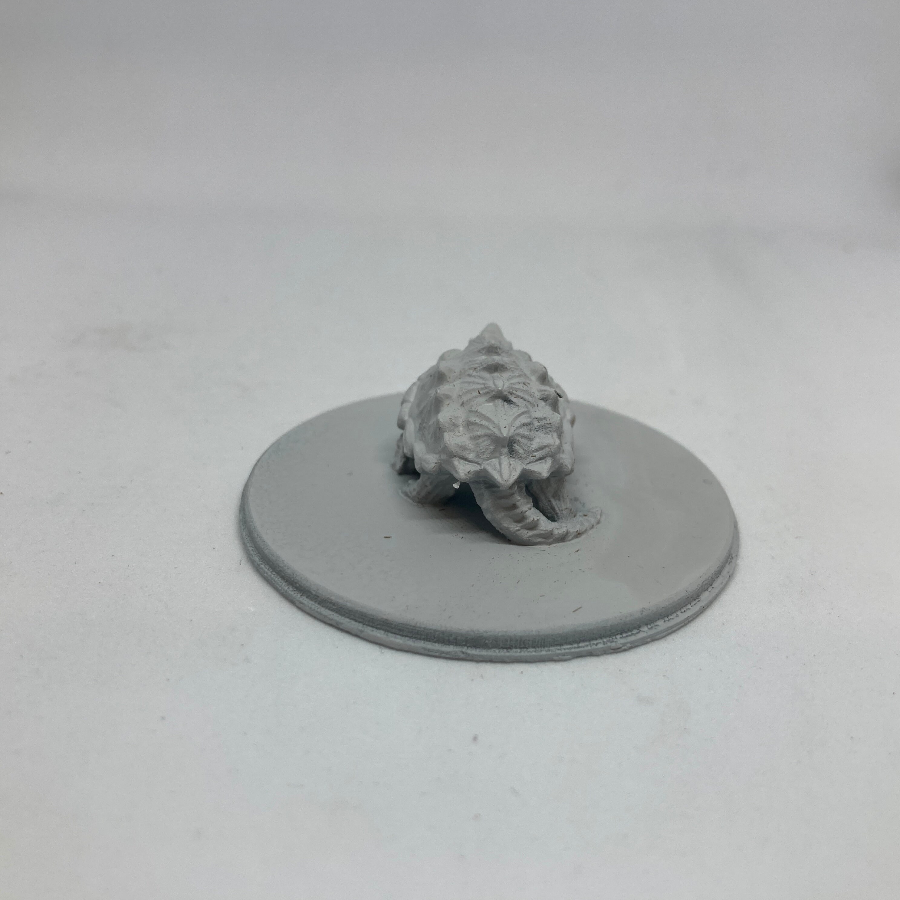Snapping Alligator Turtle 3D Printed Resin Miniature - Etsy