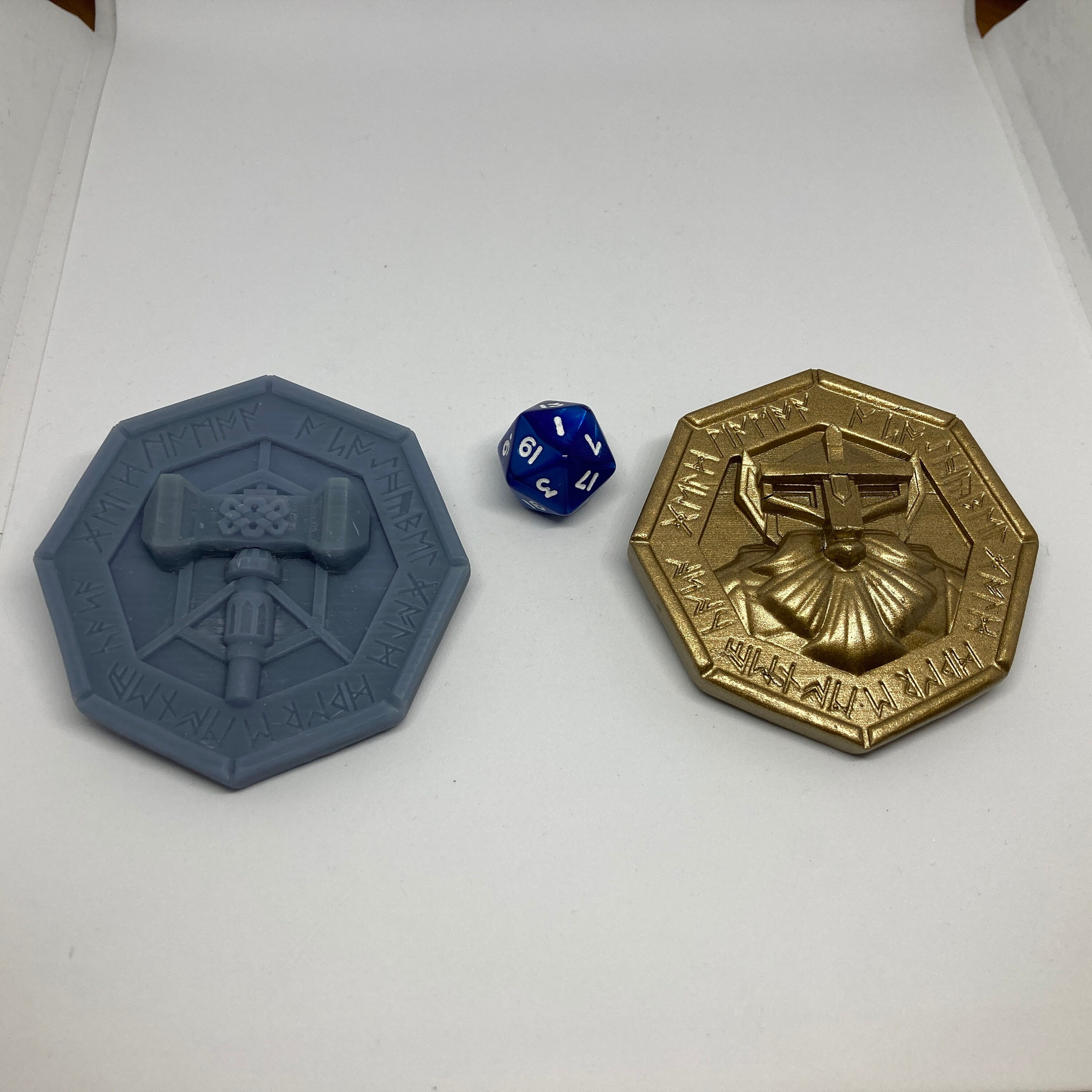 Dwarven Coin 3D Printed Dnd Prop TTRPG Puzzles and Props - Etsy