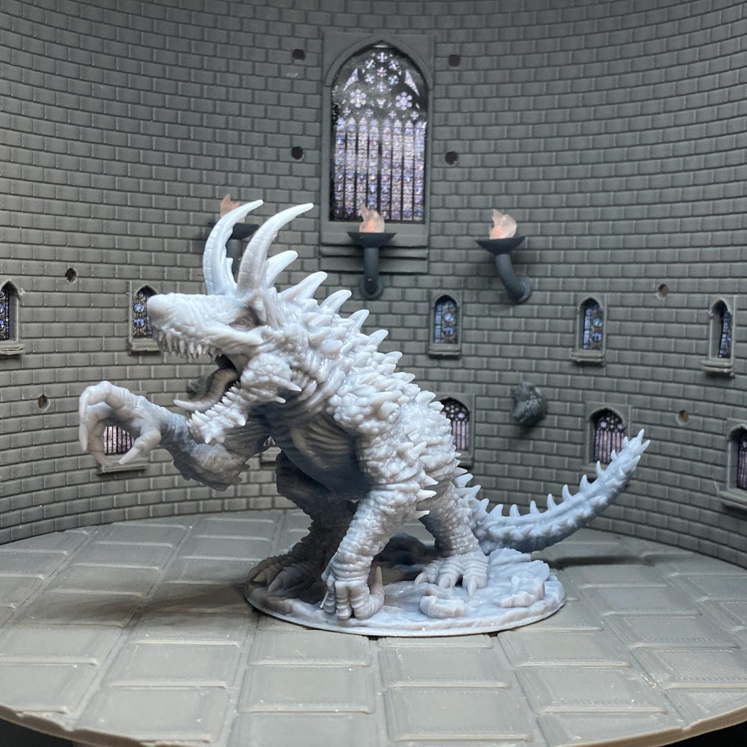 Tarrasque Monstrosity (titan) 3D Printed Resin Miniature, 70mm,50mm ...