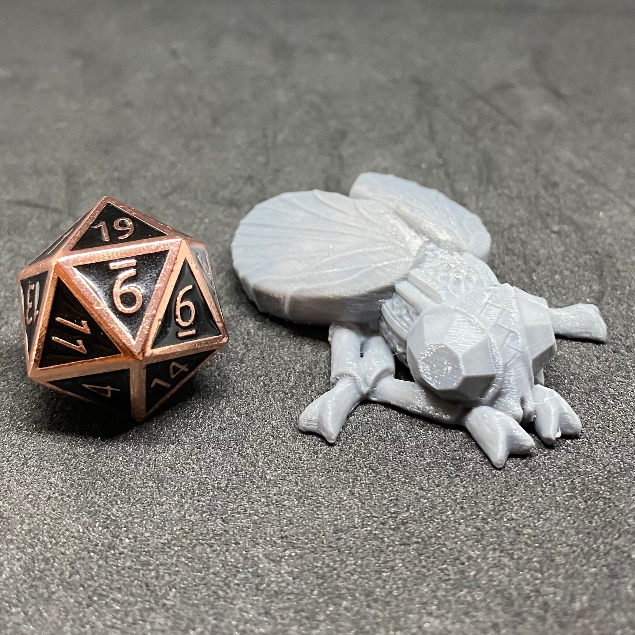 Figurine of Wondrous Power Ebony Fly 3D Printed Dnd - Etsy