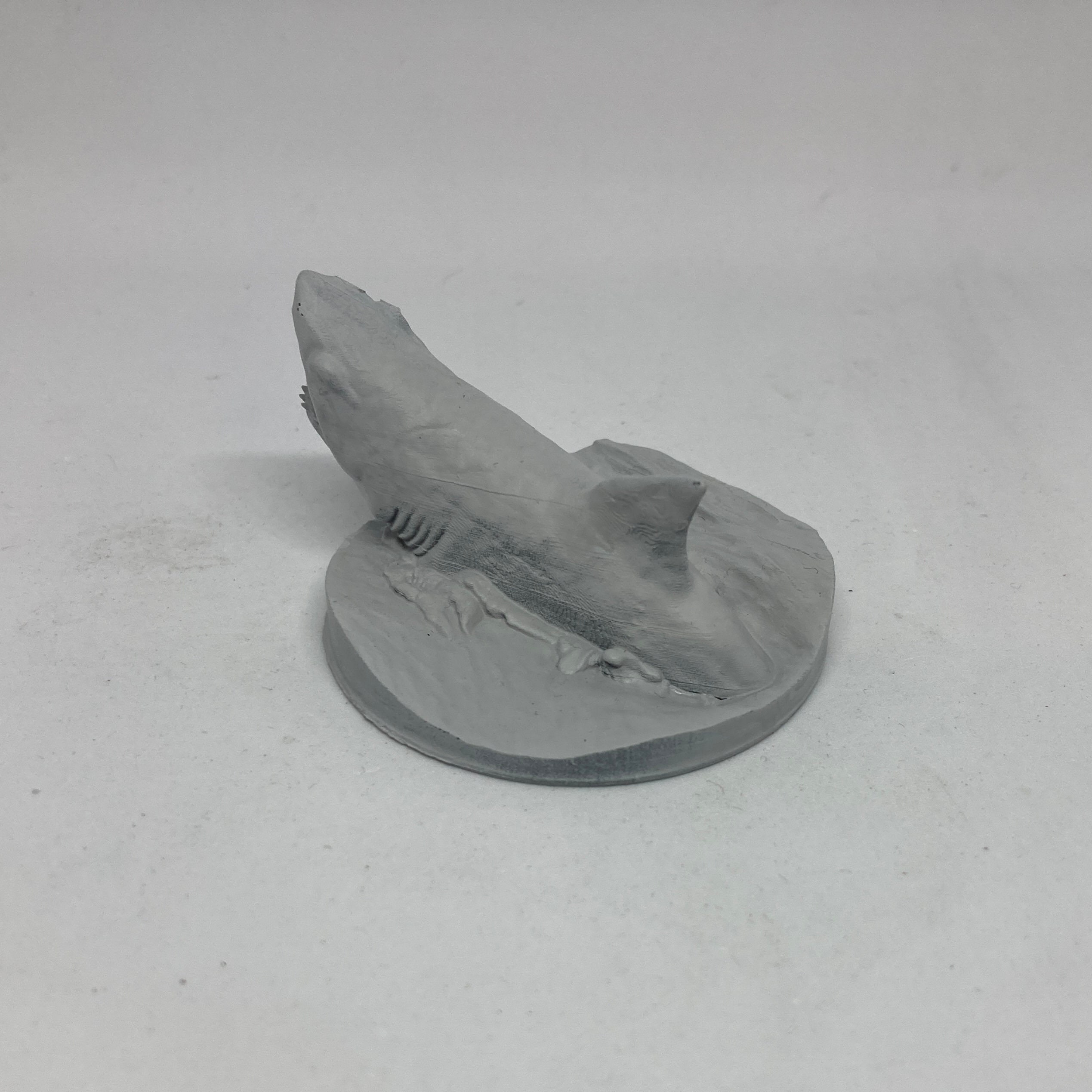 Great White Shark 3D Printed Resin Miniature - Etsy