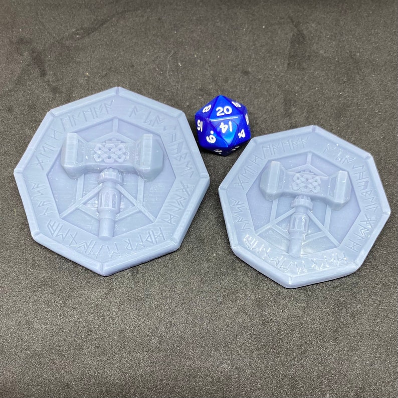 Dwarven Coin 3D Printed Dnd Prop TTRPG Puzzles and - Etsy