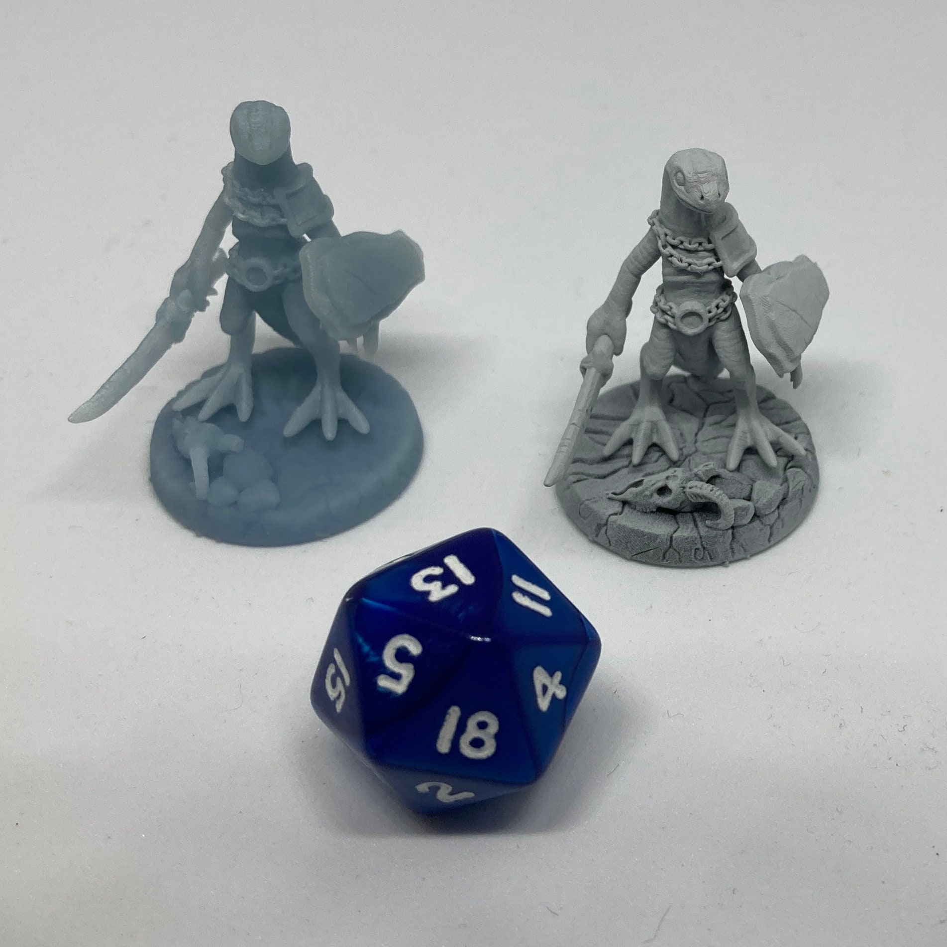 Fire Newt Miniature for Dungeons and Dragons - 3 Unique Styles ...