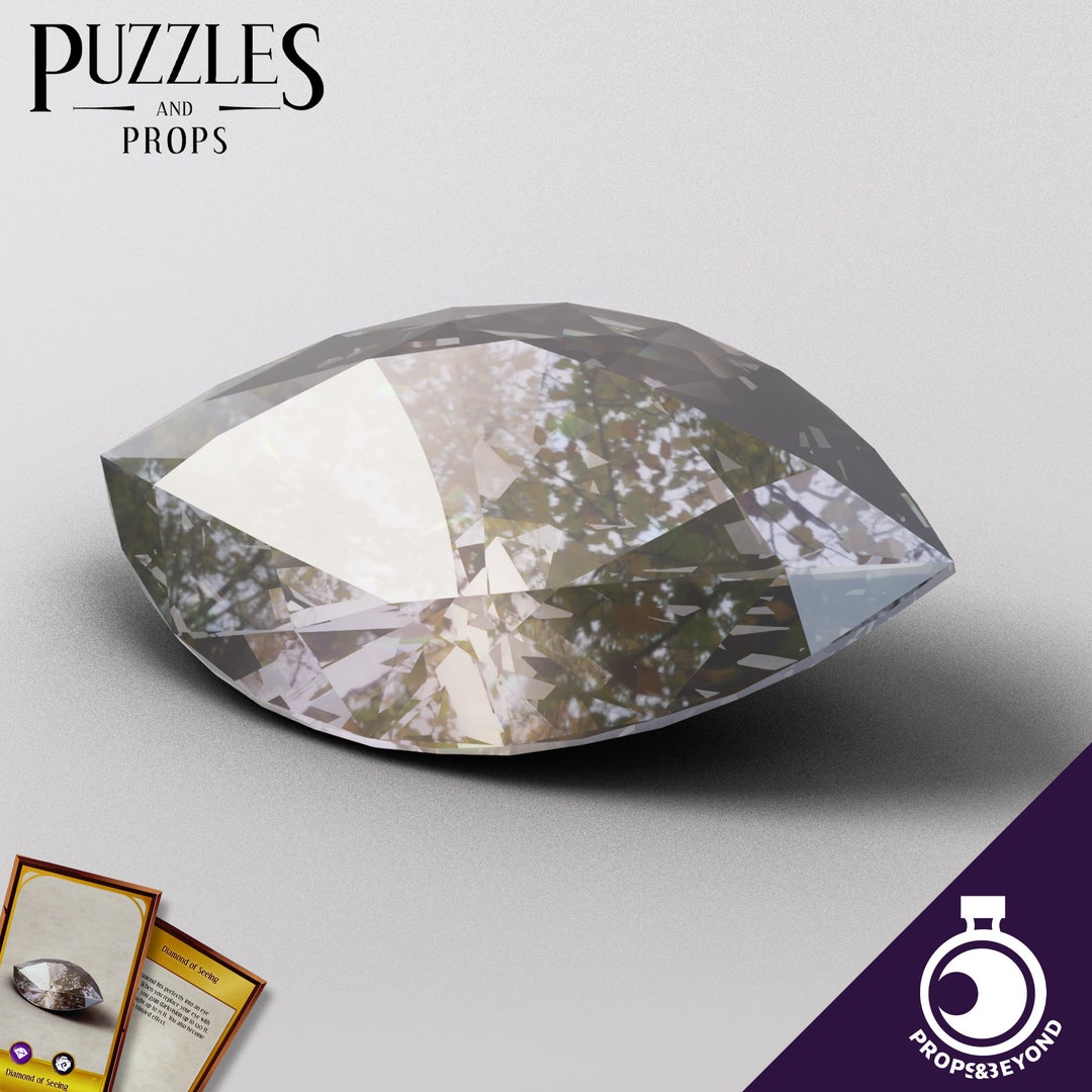 Diamond of Seeing - 3D Printed - Dnd - Prop - TTRPG - Puzzles and Props ...
