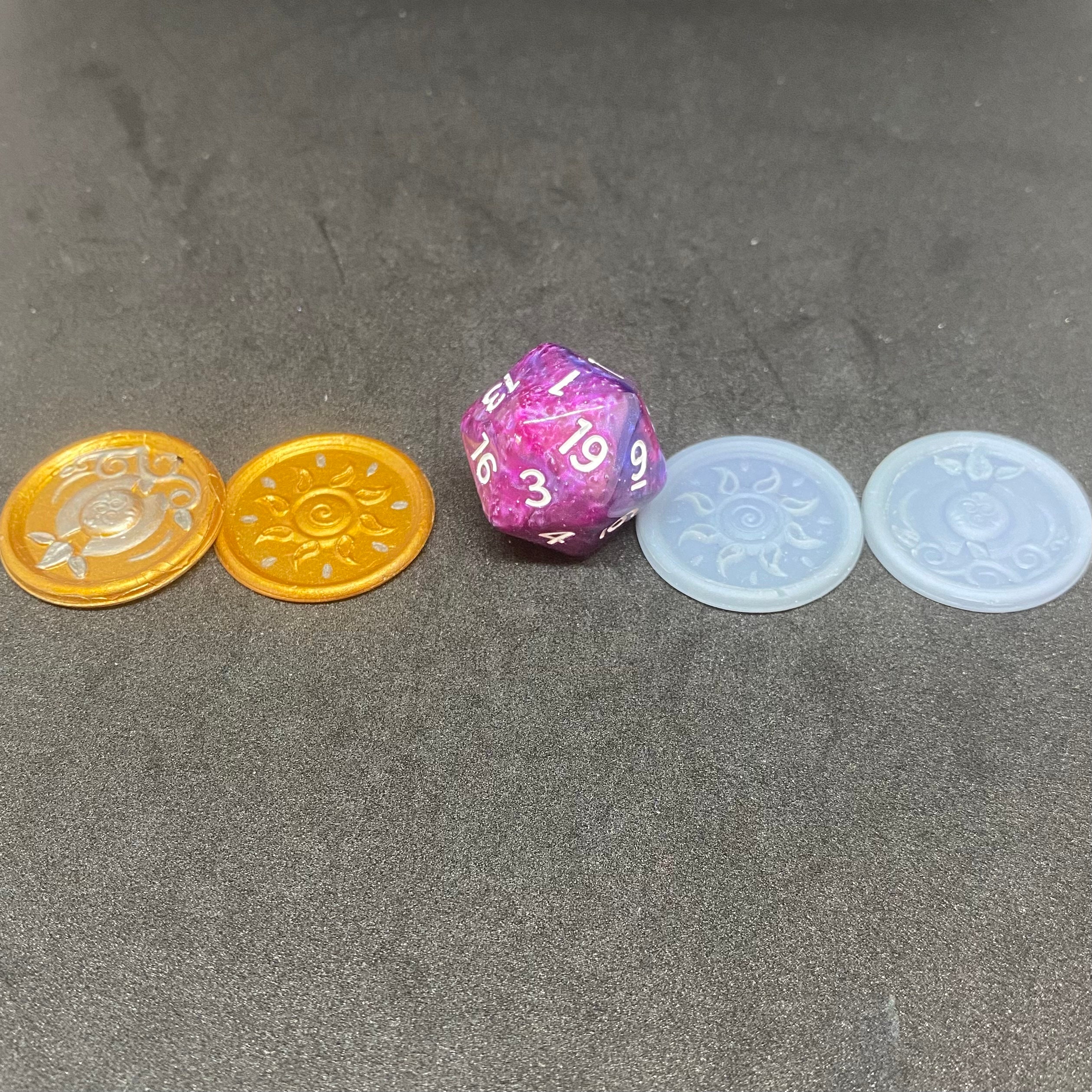 Elven Coin 3D Printed Dnd Prop TTRPG Puzzles and Props - Etsy