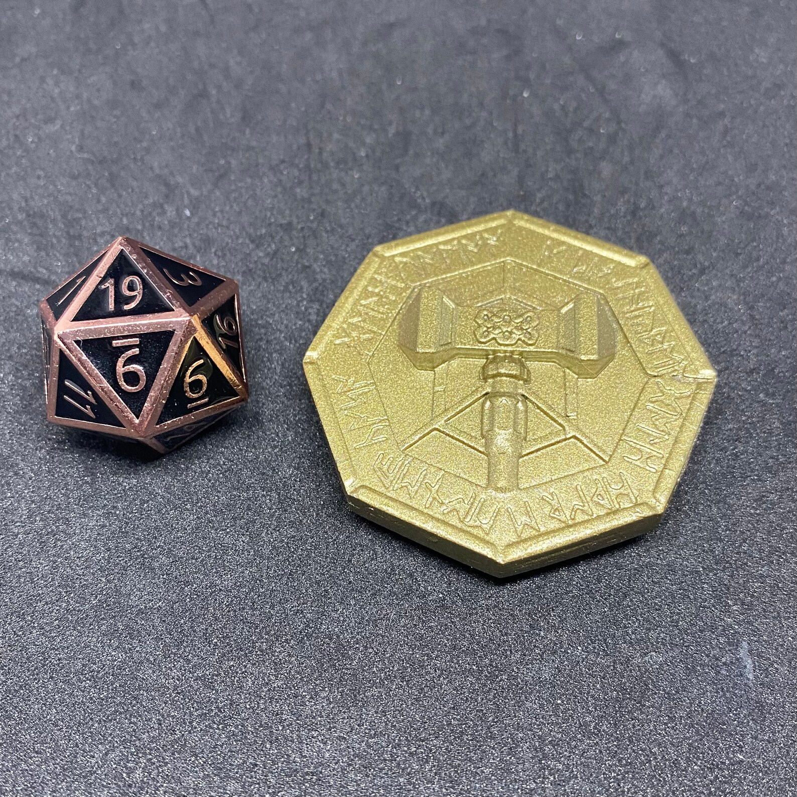 Dwarven Coin 3D Printed Dnd Prop TTRPG Puzzles and - Etsy