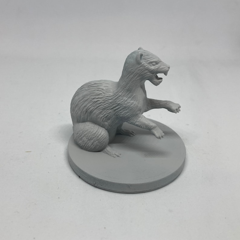 Giant Weasel 3D Printed Resin Miniature - Etsy Australia