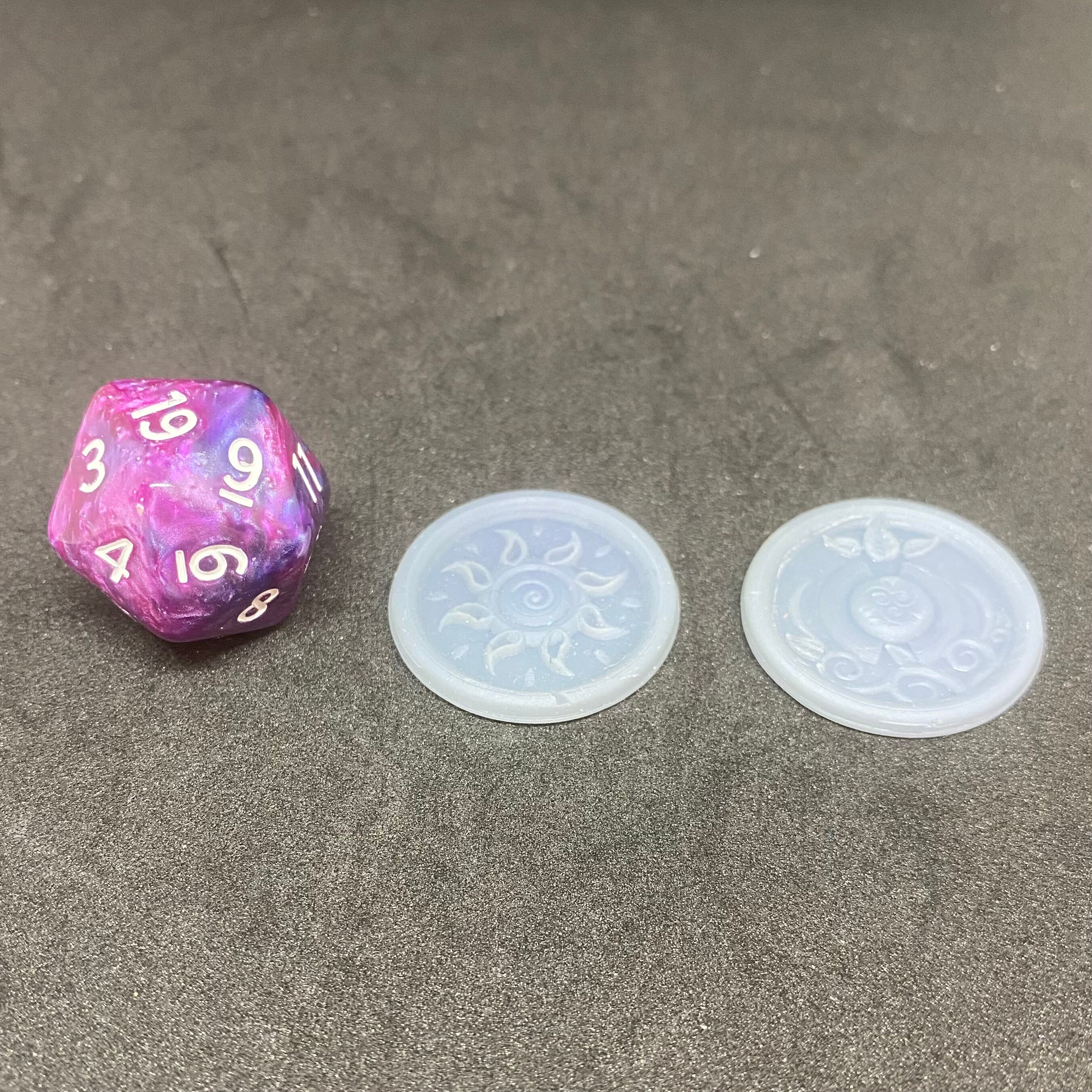 Elven Coin 3D Printed Dnd Prop TTRPG Puzzles and Props - Etsy