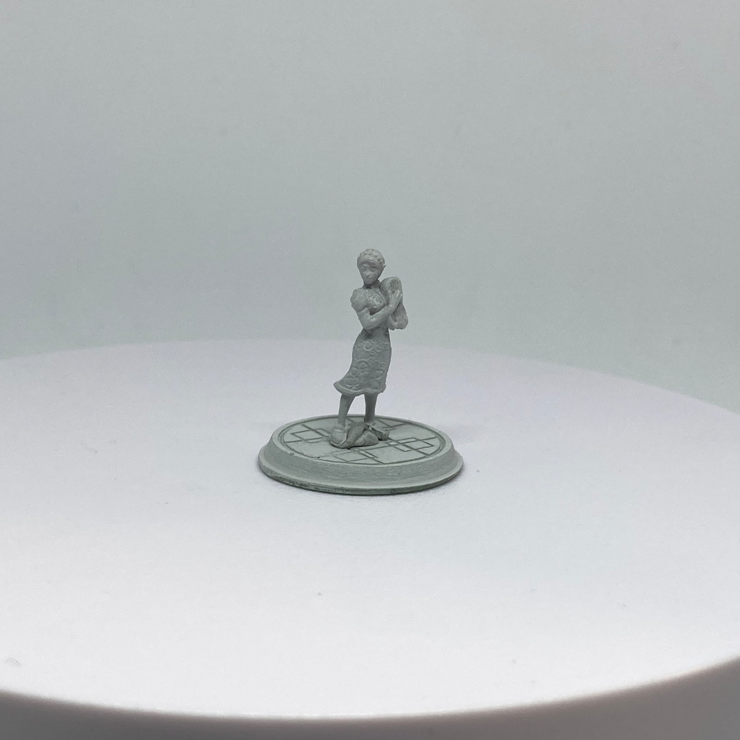 Bard Halfling Elizabeth Lyre, - 3D Printed Resin for Tabletop Rpgs ...