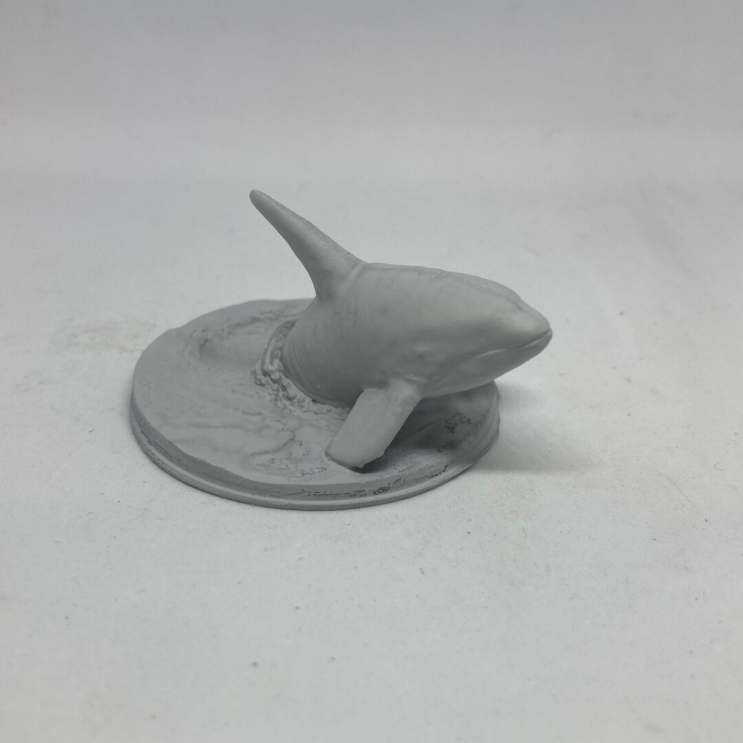Orca Killer Whale 50mm Base 3D Printed Resin Miniature - Etsy