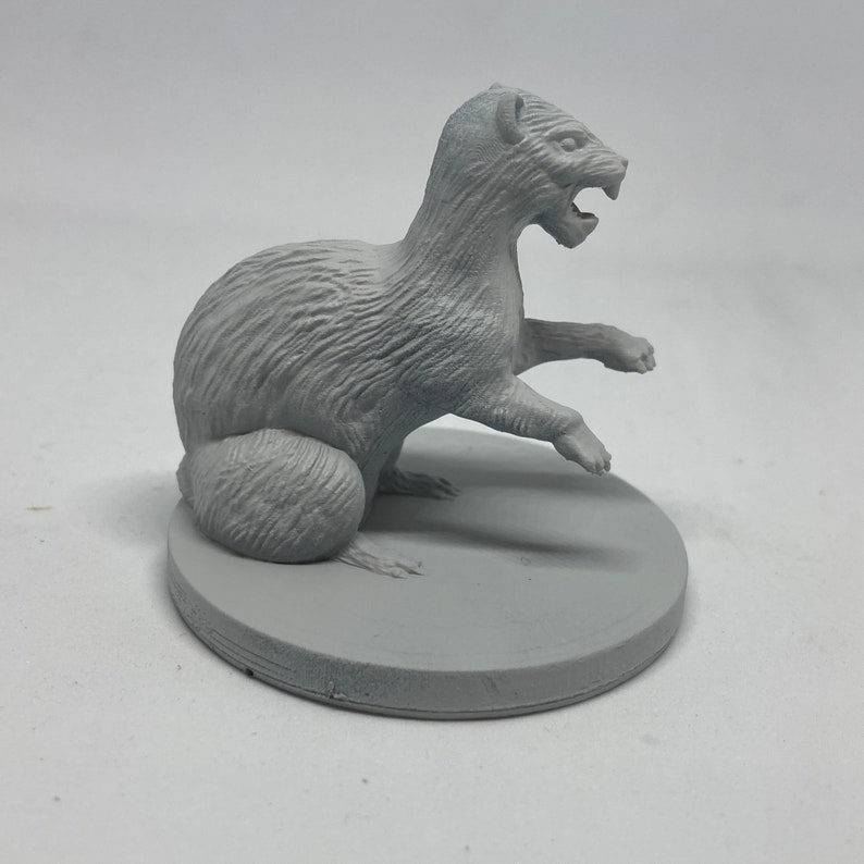 Giant Weasel 3D Printed Resin Miniature - Etsy Australia