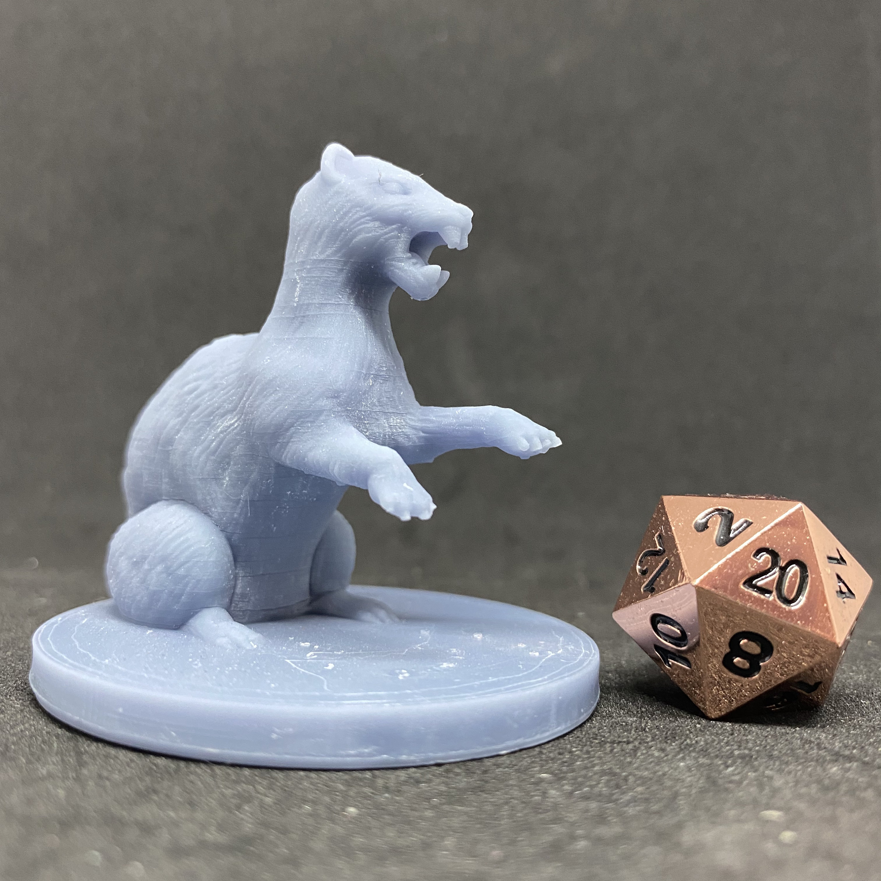 Giant Weasel 3D Printed Resin Miniature | Etsy