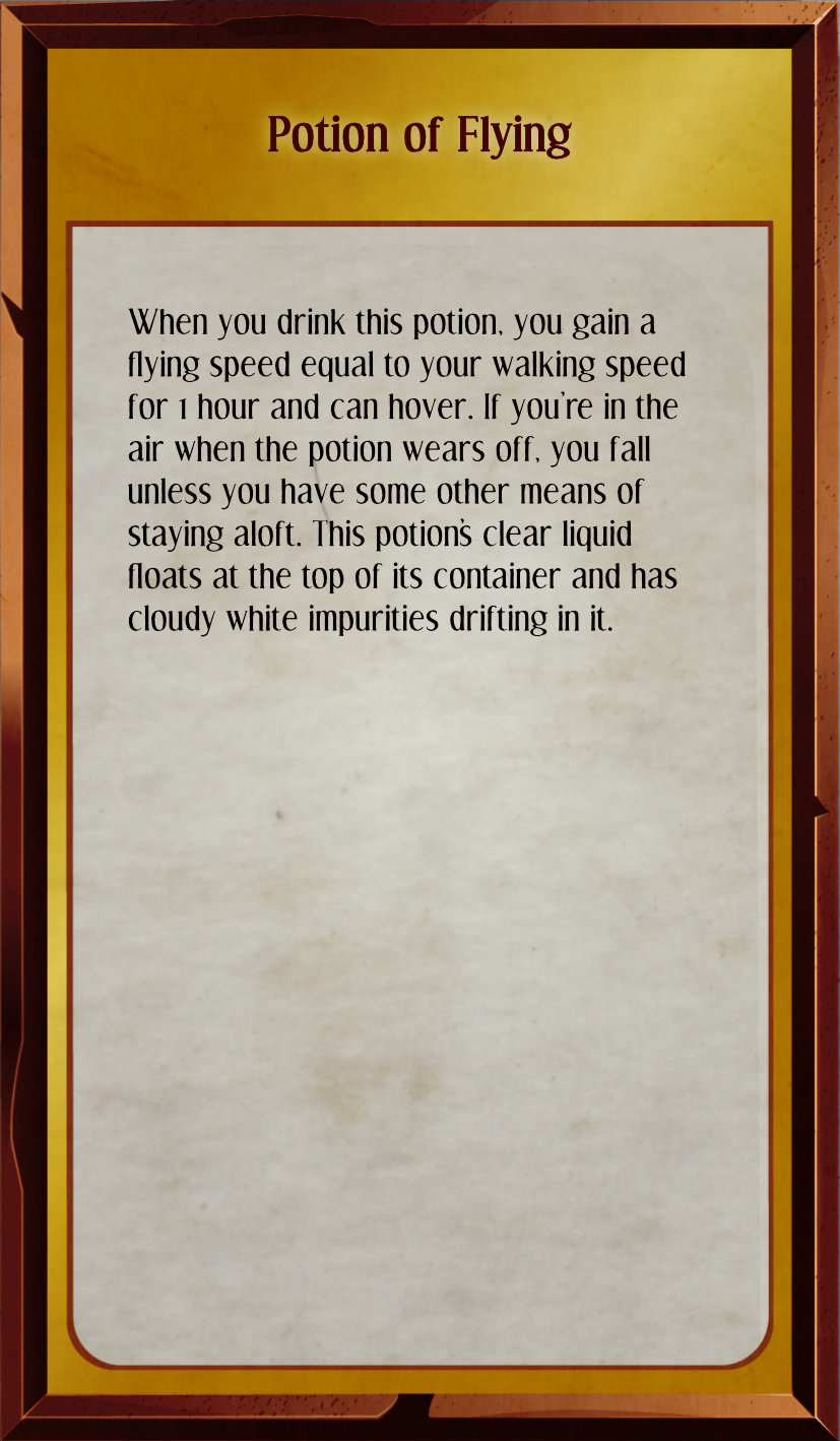 Potion of Flying - 3D Printed - Dnd - Prop - TTRPG - Puzzles and Props ...