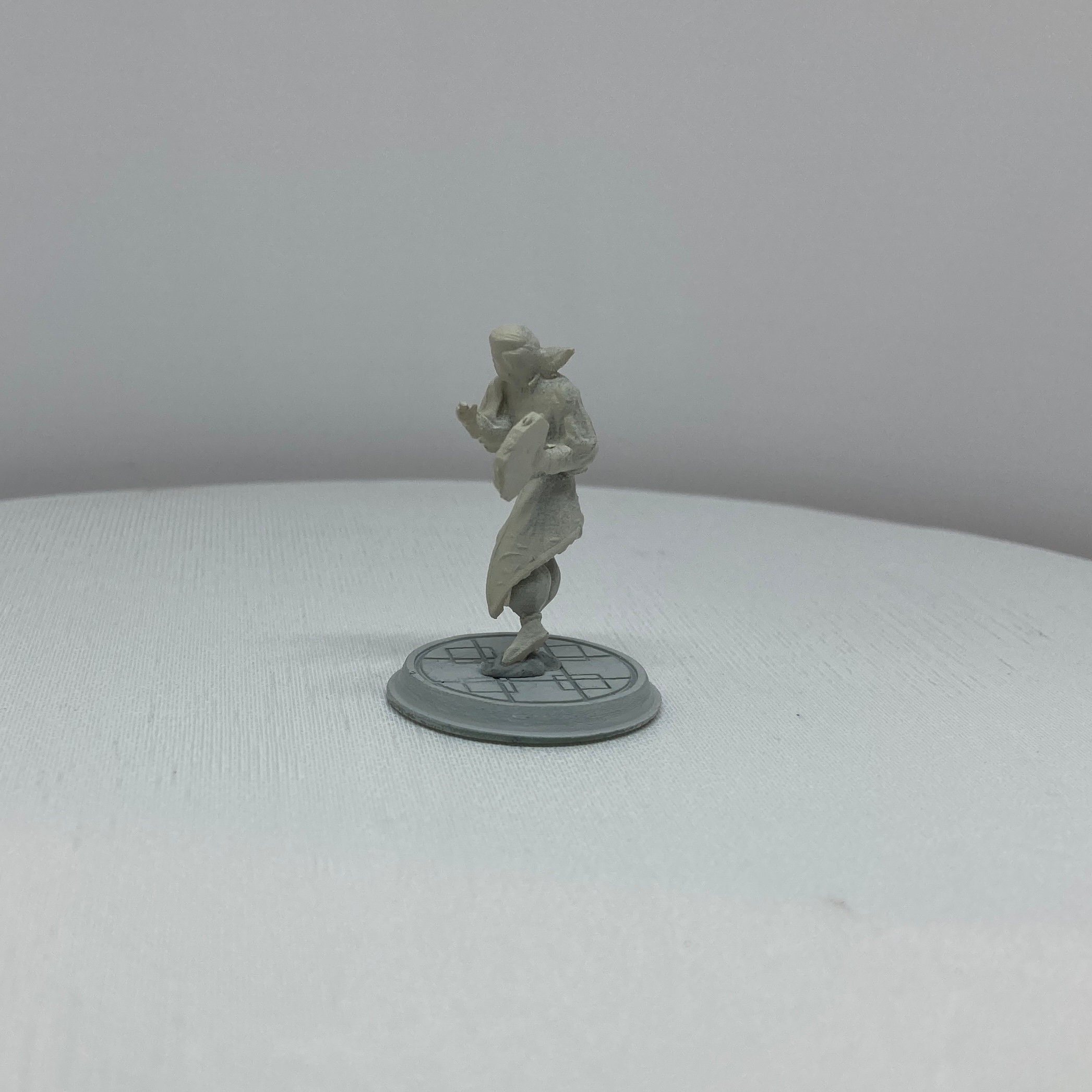 Bard Half- Elf Nanris Tambourine, - 3D Printed Resin for Tabletop Rpgs ...