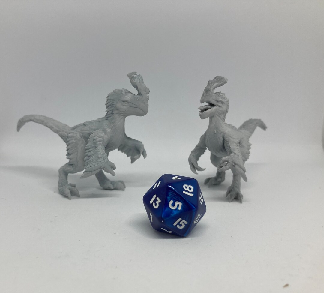 Gem Raptor 3D Printed Resin Miniature - Etsy