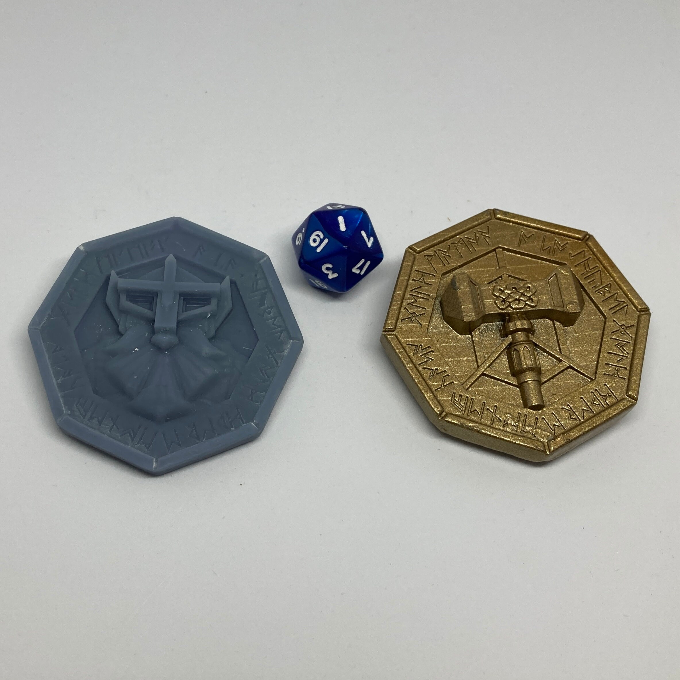 Dwarven Coin 3D Printed Dnd Prop TTRPG Puzzles and Props - Etsy