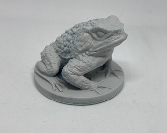 Giant Toad 3D Printed Resin Miniature Tabletop Role Playing Dungeons ...