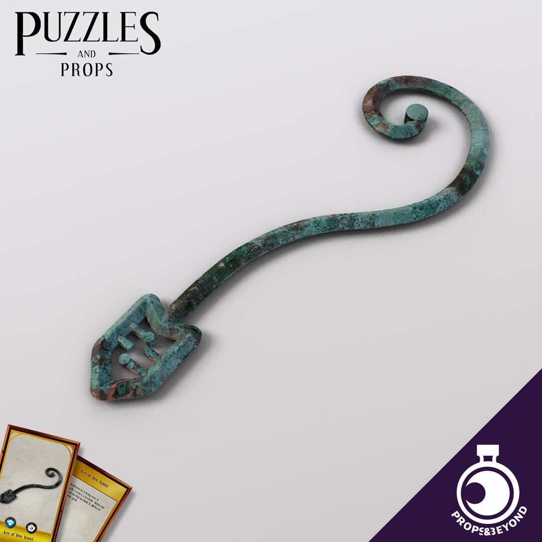 Key of Tree Travel 3D Printed Dnd Prop TTRPG Puzzles - Etsy