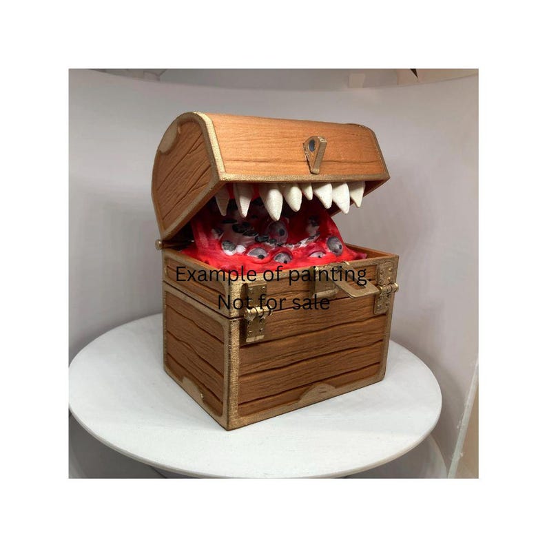 Chest Mimic - 3D Printed - Dnd - Prop - TTRPG - Puzzles and Props Life ...