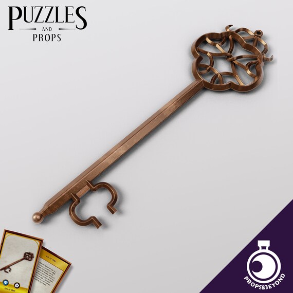 Key of Time 3D Printed Dnd Prop TTRPG Puzzles and | Etsy