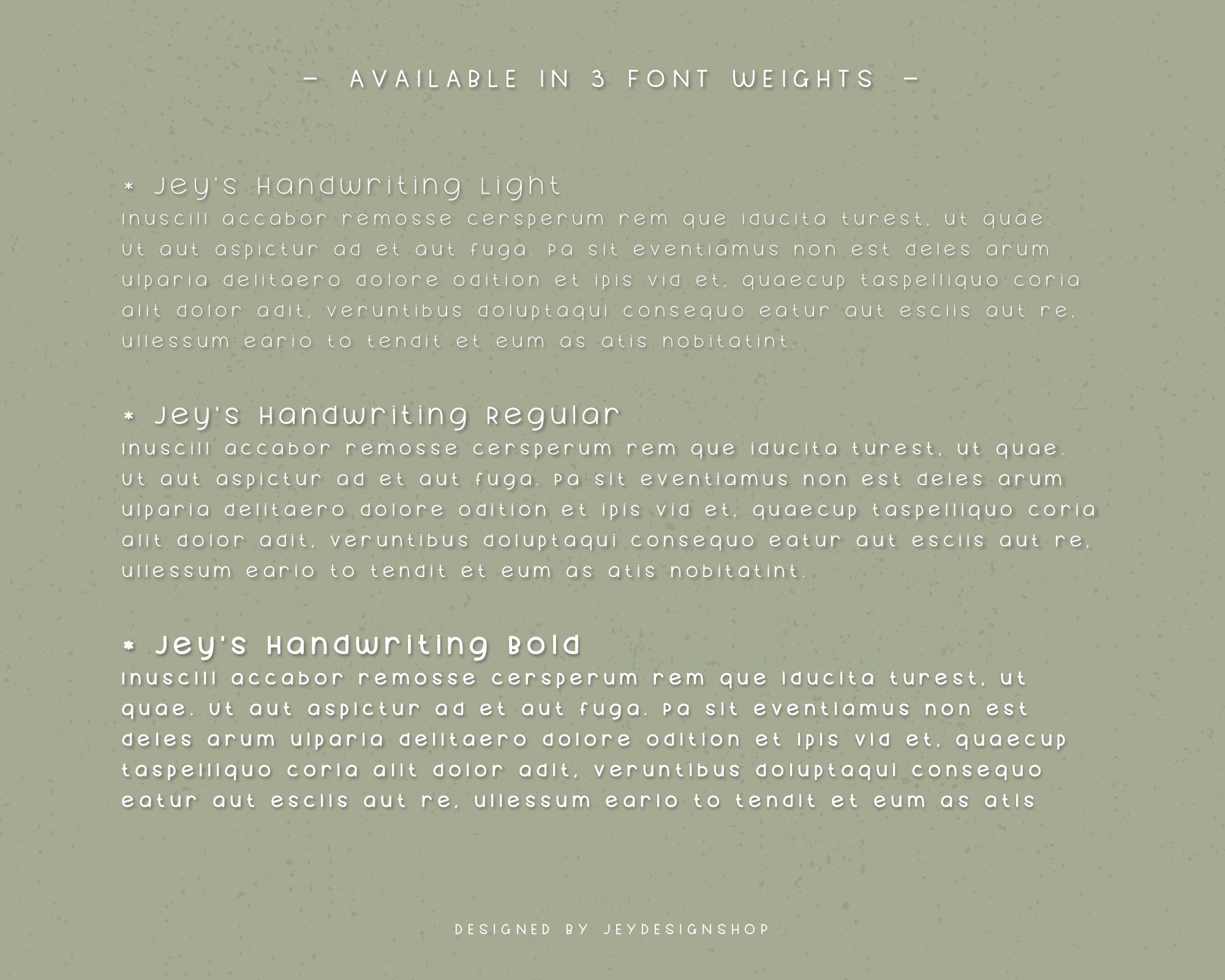 Handwritten Fonts | Note-taking TTF & OTF Fonts for Students - Etsy ...