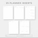 Budget Digital Planner Inserts 25 Finances Tracker Templates PDF & PNG ...