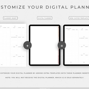 Budget Digital Planner Inserts | 25 Finances Tracker Templates | PDF ...