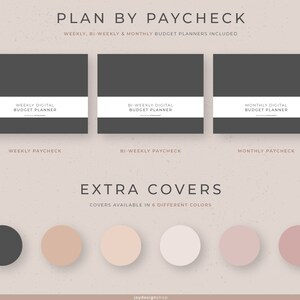 Undated Digital Budget Planner for Bi-weekly, Weekly or Monthly ...