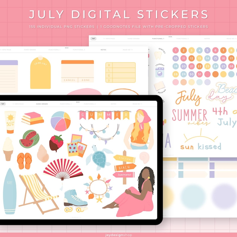 Stickers Aesthetic Summer - Etsy
