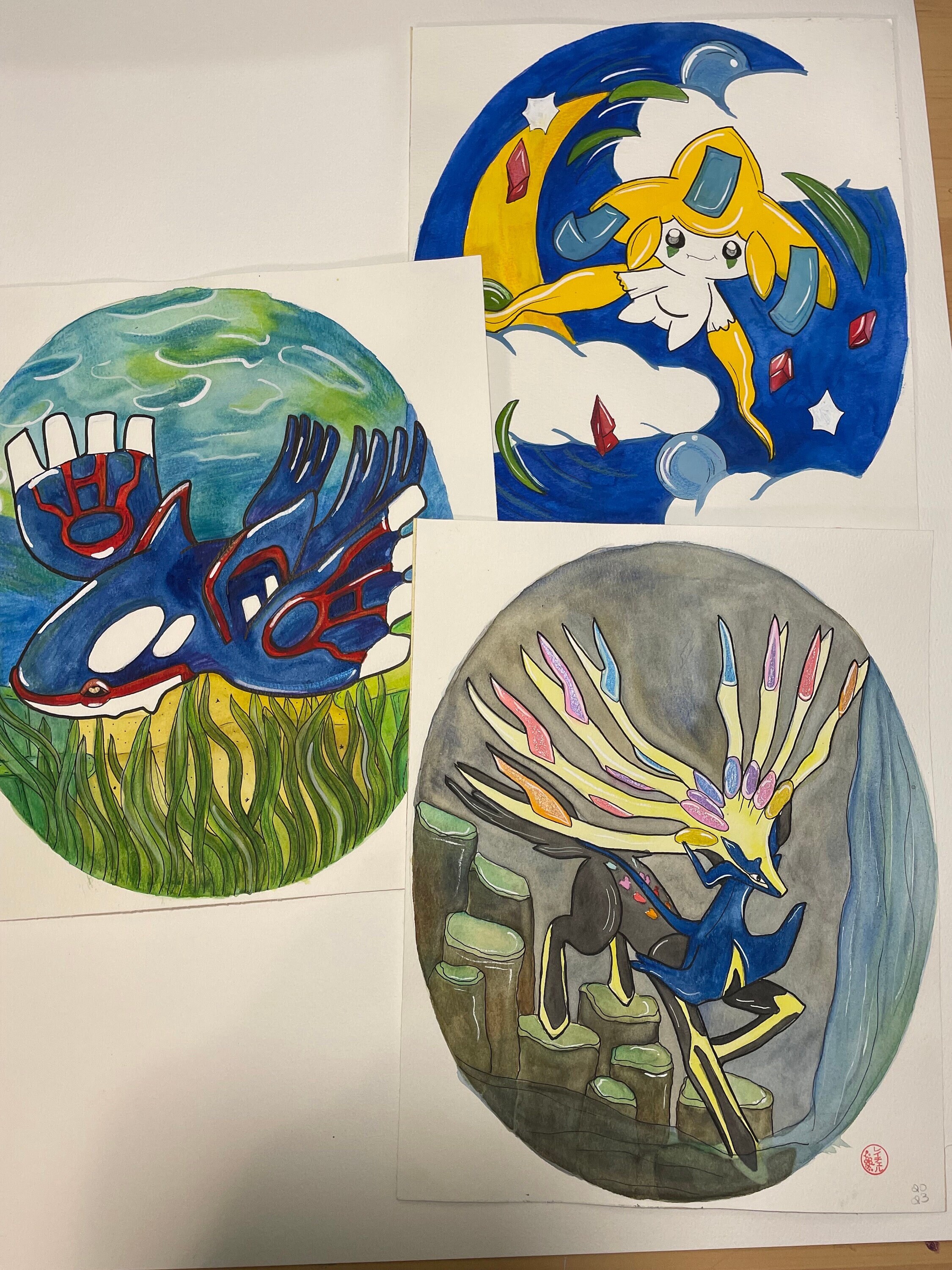 Custom Legendary Pokemon Pocket Monsters Art Custom Art - Etsy