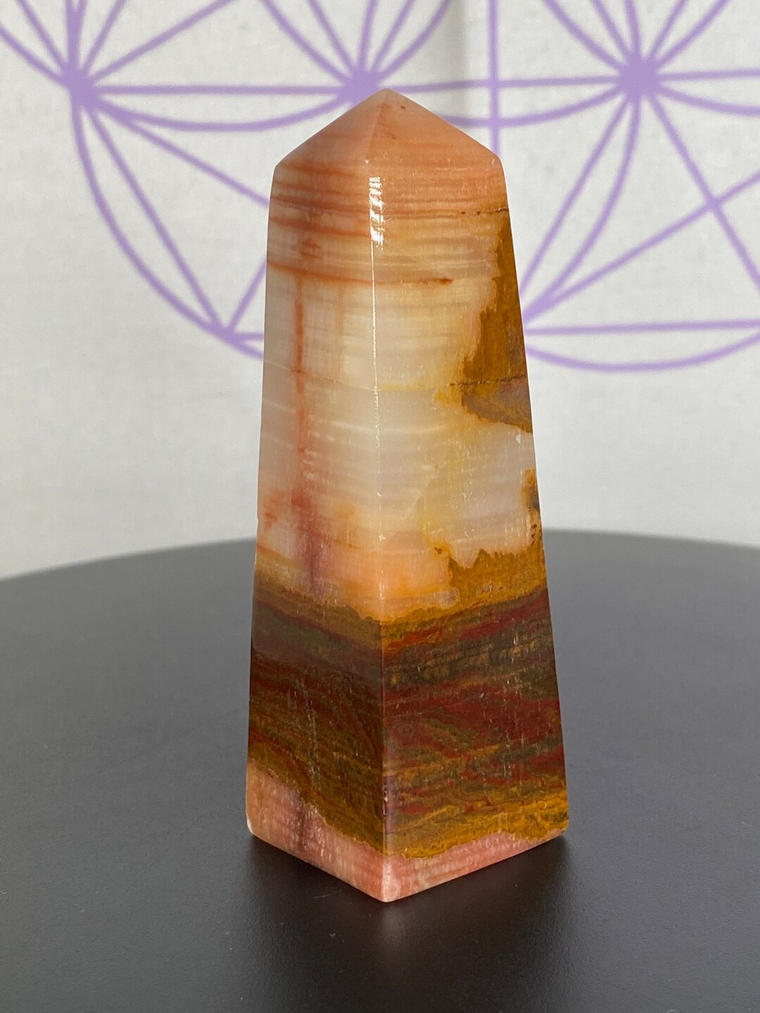 Natural Stone Polished Onyx Obelisk 165g 3.75" Tall AC555 - Etsy