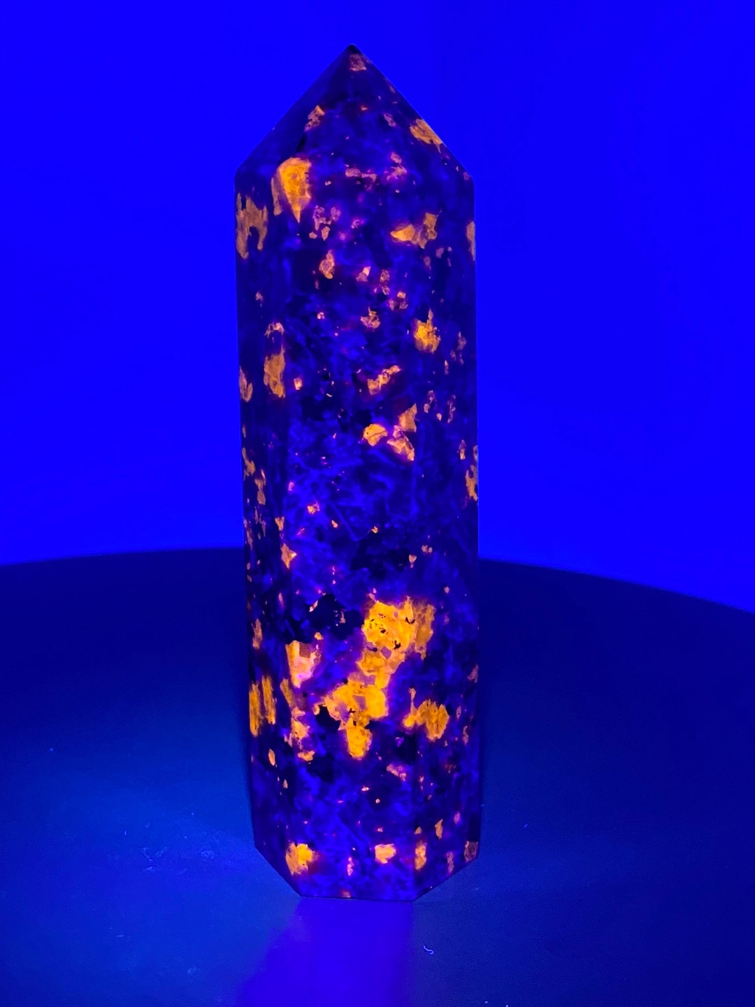 Yooperlite Tower Natural Stone 3.5oz 3.75" Tall AC614 - Etsy