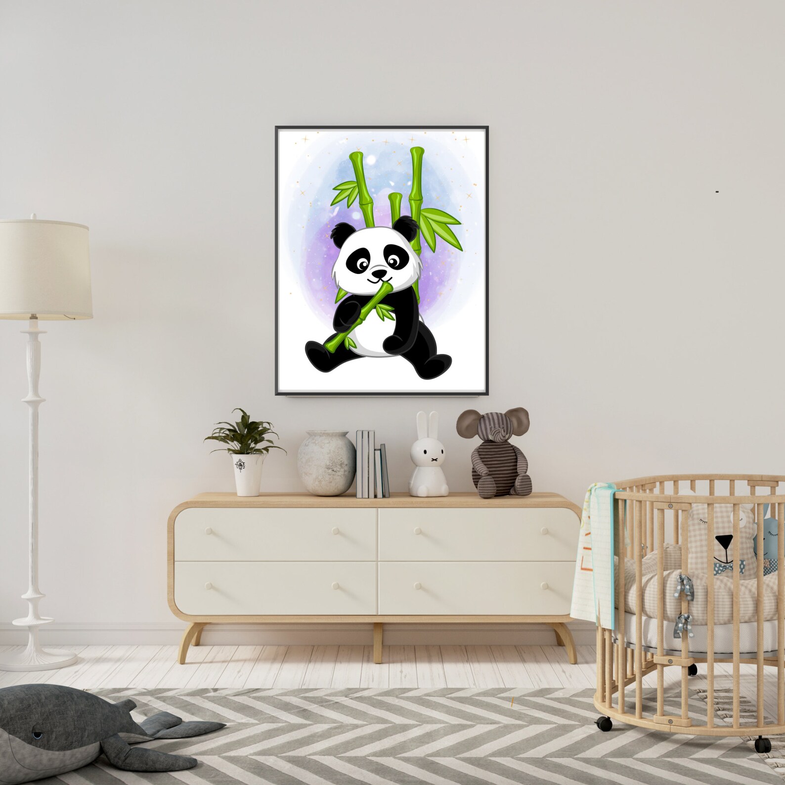 Panda Wall Art Panda Wall Decor Panda Nursery Nursery | Etsy