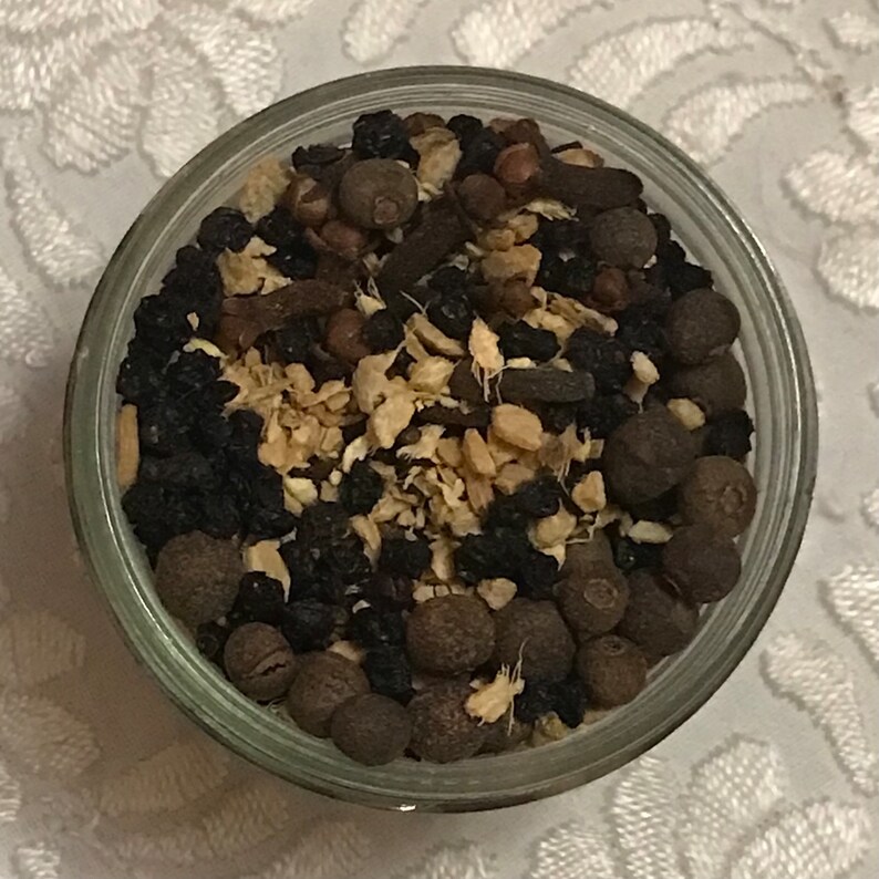 Elderberry Syrup Tea Cold Relief Herbal Tea Ginger Allspice Cloves ...