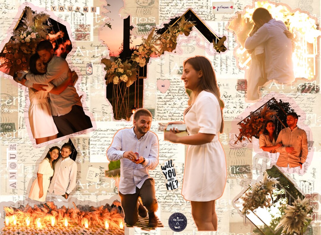 Custom Digital Collage | Digital File | Valentine's Couple | Aniversary ...