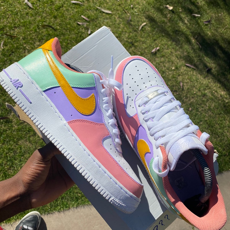 Pastel Air Force 1 - Etsy