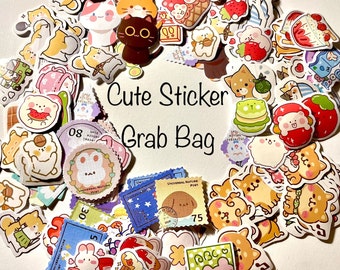 Cute Snake Stickers Grab Bag Kawaii Sticker Grab Bag Mystery - Etsy