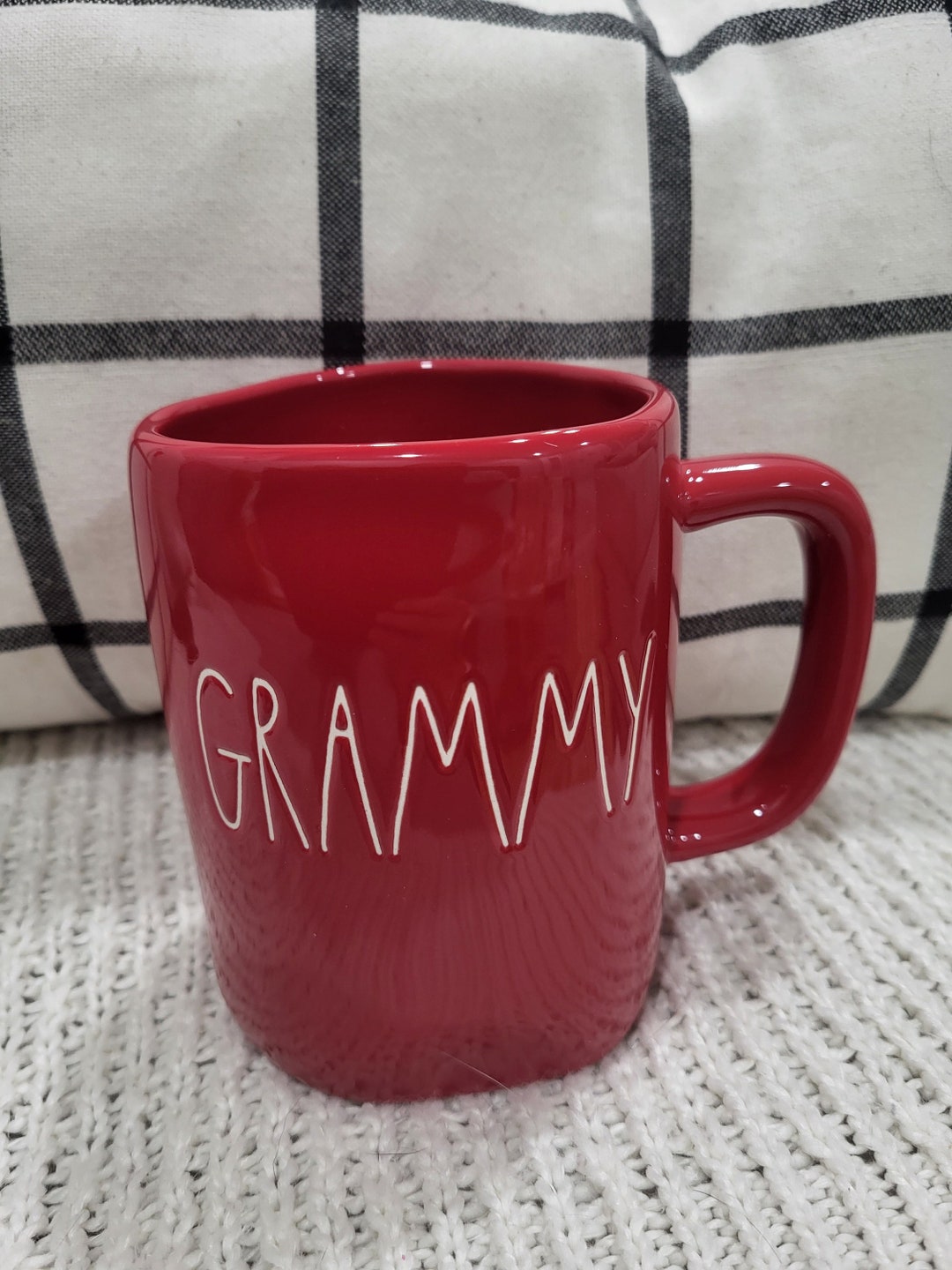 Rae Dunn "grammy" Red Mug Collection - Etsy