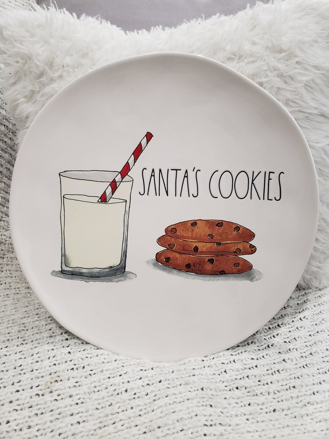 Rae Dunn "santa's Cookies" Ceramic Holiday Dish Collection - Etsy
