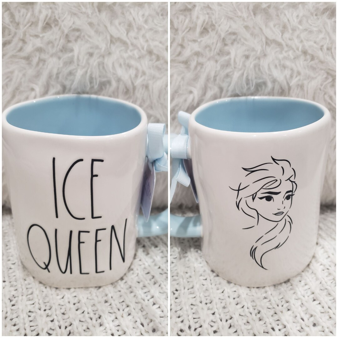 Rae Dunn ice Queen Double Sided Elsa Mug Disney's Princess Frozen ...