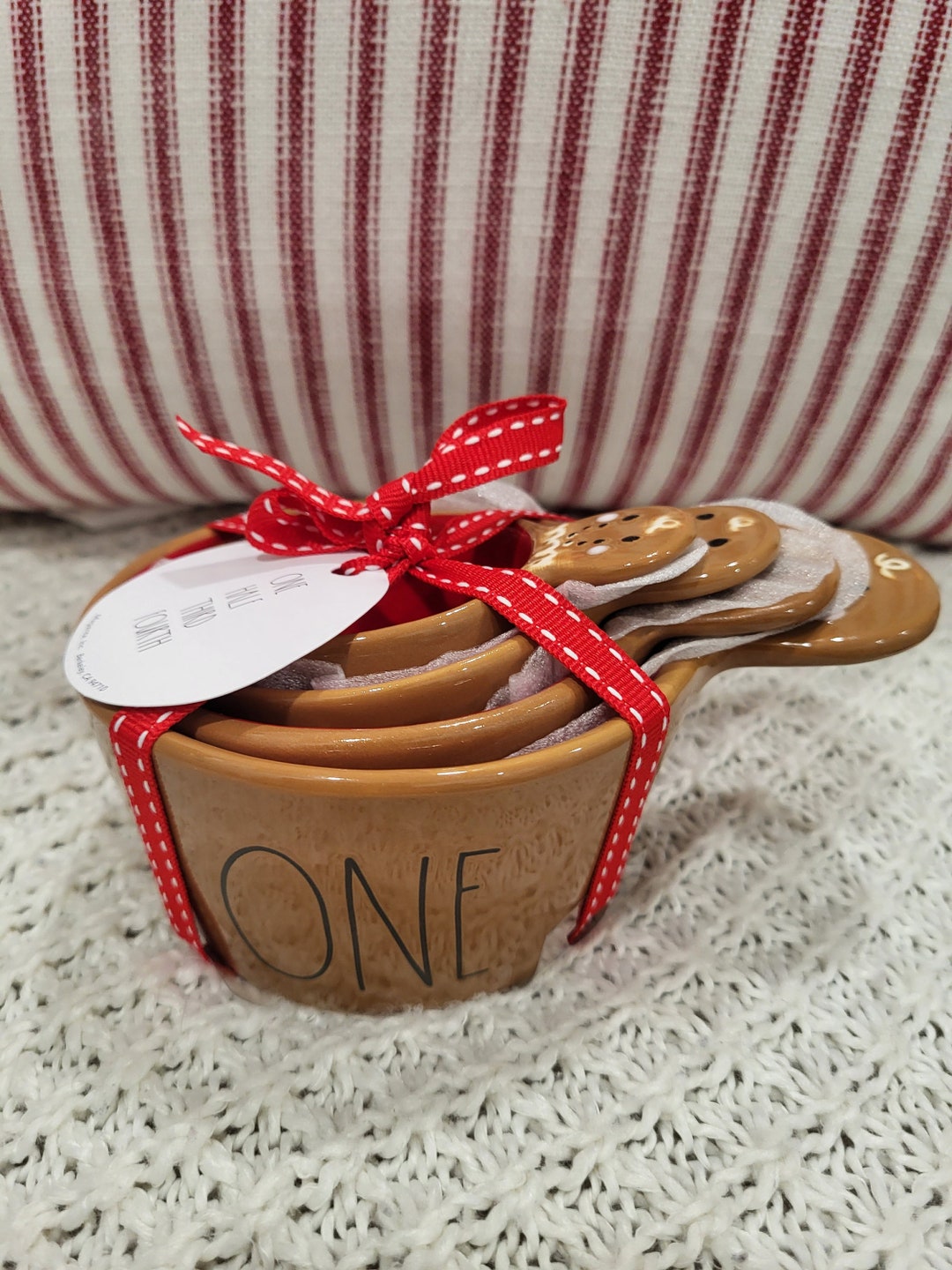 Rae Dunn gingerbread Man Measuring Cups Set of 4 Holiday - Etsy