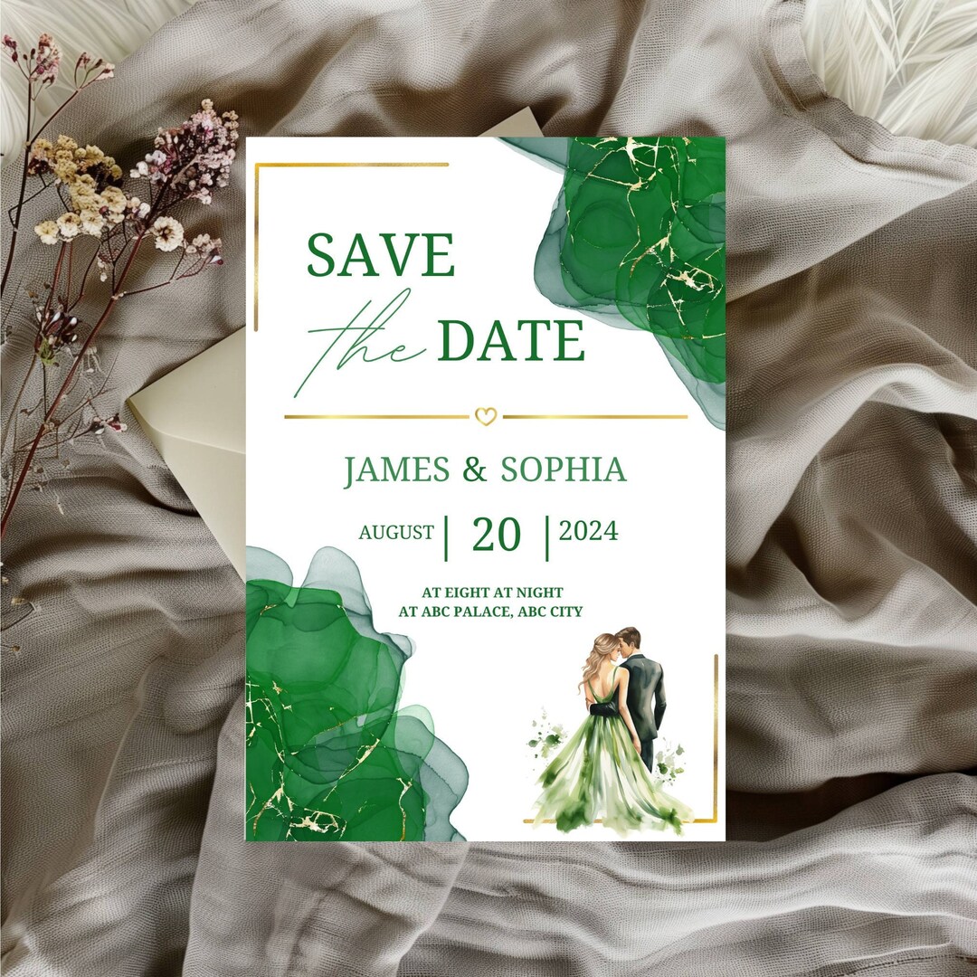 Editable Wedding Invitation Template Wedding Invitation Card Instant ...