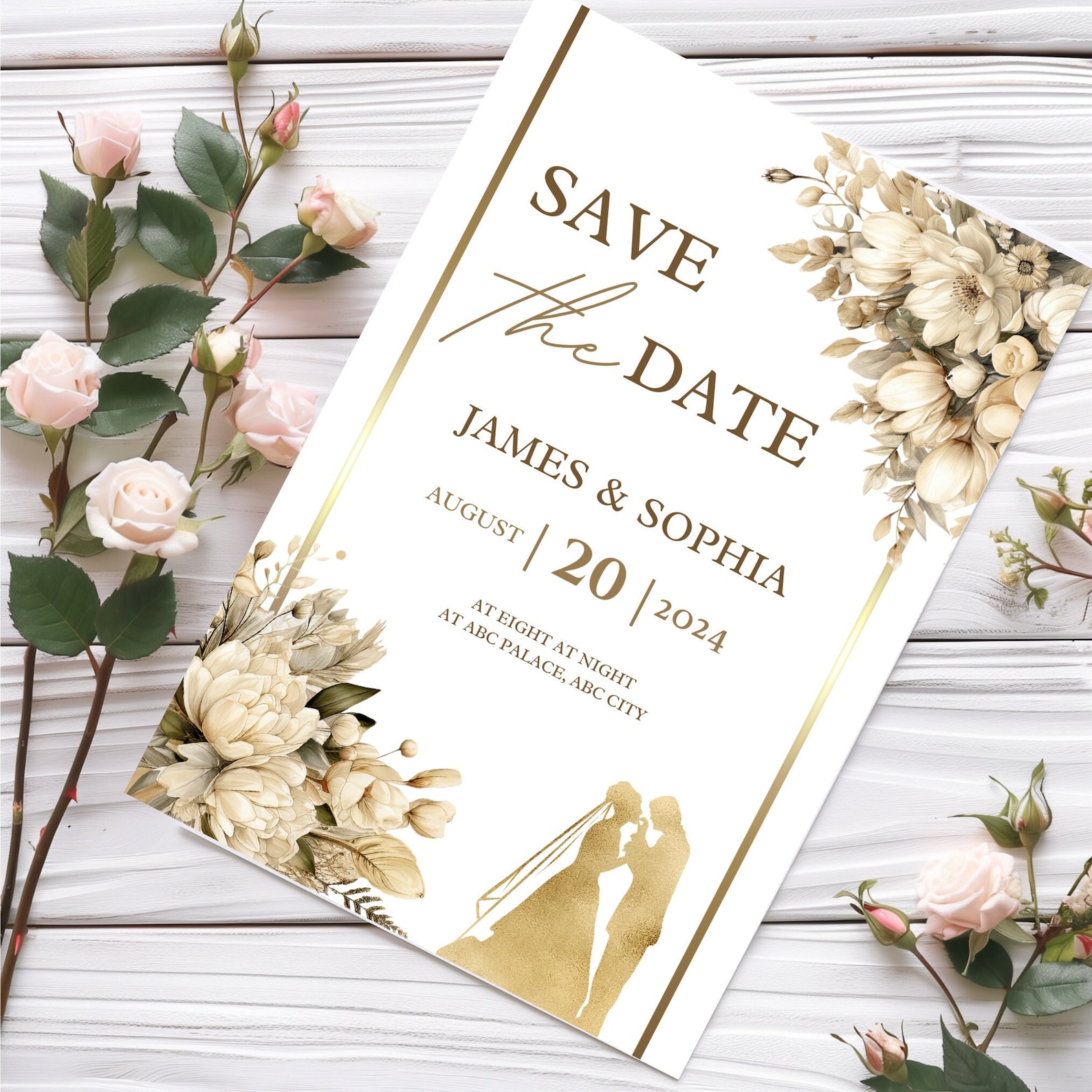 Editable Wedding Invitation Template Wedding Invitation Card Instant ...