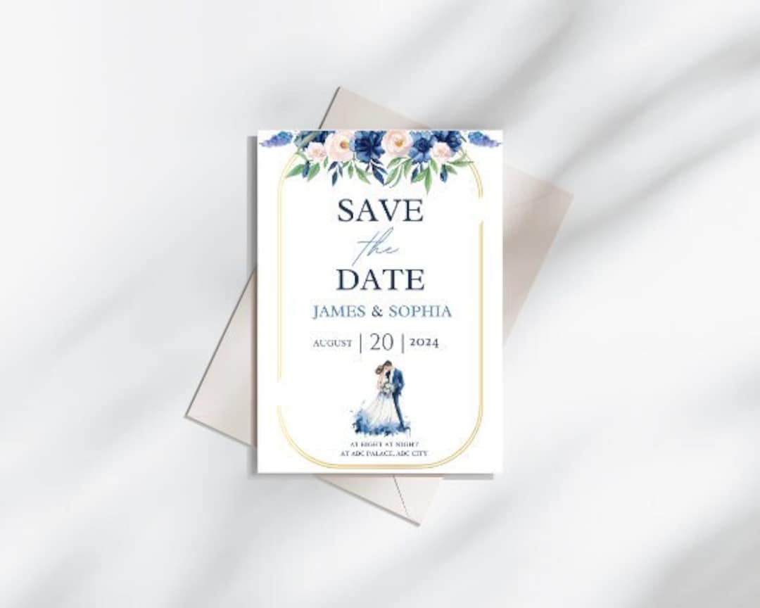 Editable Wedding Invitation Template Wedding Invitation Card Instant ...