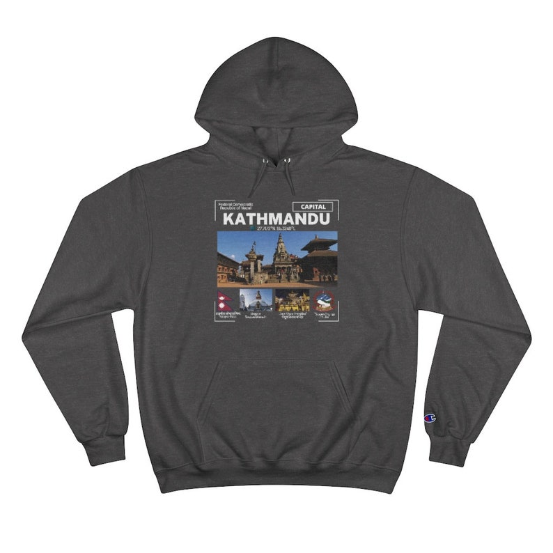 Kathmandu Nepal, Capital City, Champion Hoodie - Etsy
