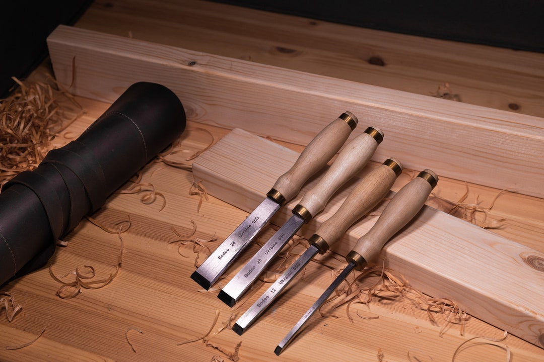 Hand Forged Chisel Set 4pcs, Woodworking Chisel Set, Forged Chisel ...