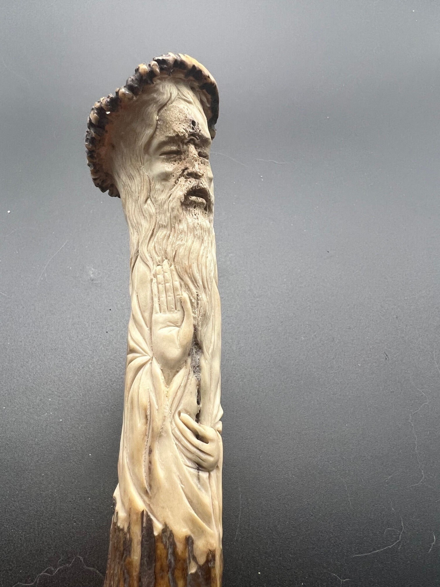 Wise Old Sage Knife Handle or Walking Stick Top - Etsy