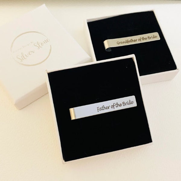 Engraved Tie Bar - Etsy