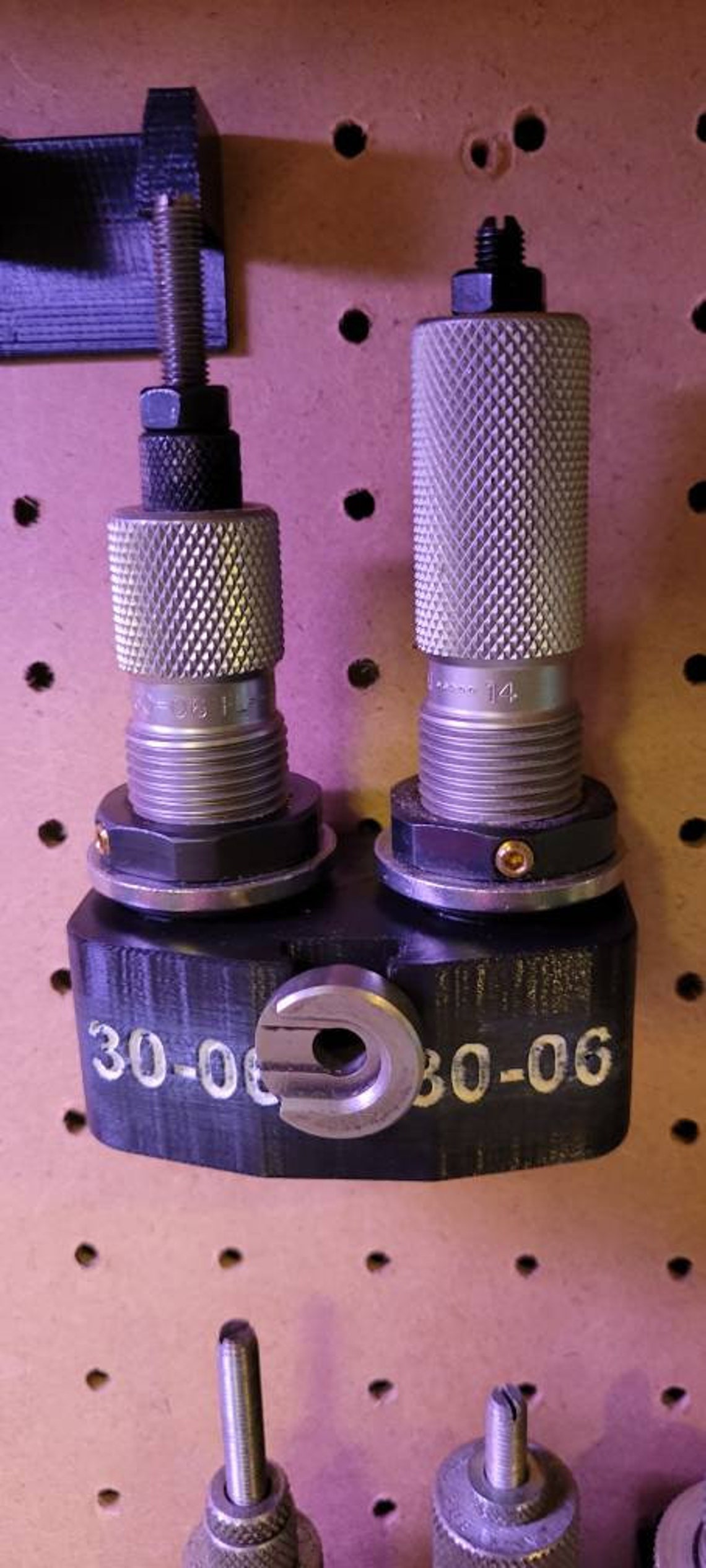 2 Reloading Die holder with shell holder slot | Etsy